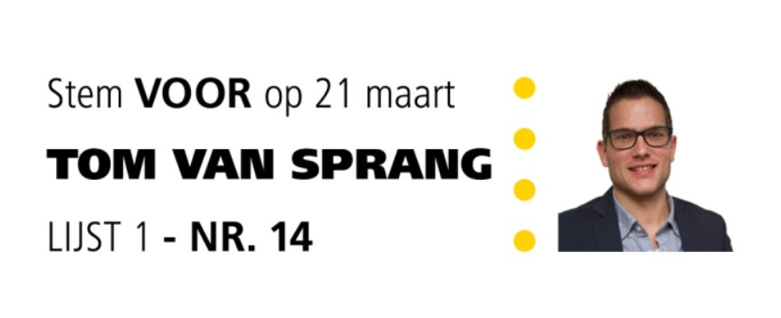 Stem VOOR op 21 maart TOM VAN SPRANG - Nieuws en berichten uit Haaren ...